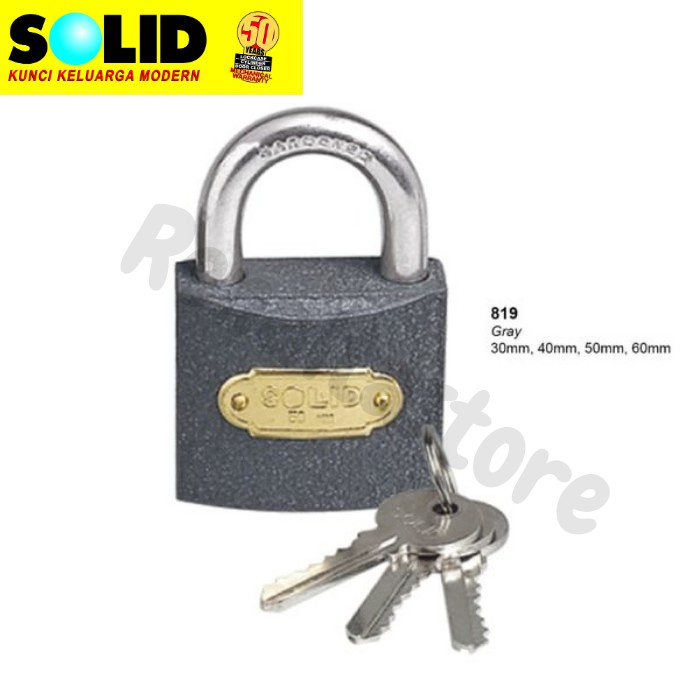 Jual Gembok Solid Keramik 819 - 30, 50 MM | Shopee Indonesia