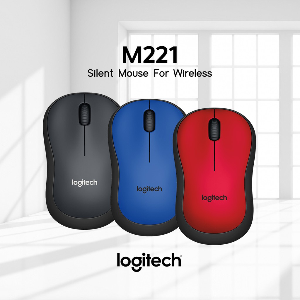 Jual Logitech Wireless Mouse M221 (Silent) | Shopee Indonesia