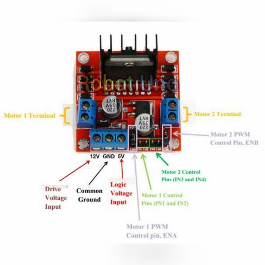 Jual L298N Motor Driver H Bridge Arduino L298N Dual Motor Driver Module ...