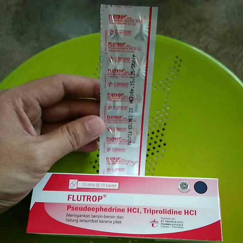 Jual FLUTROP® KAPLET (Obat Flu,Pilek,Bersin-bersin,Hidung Tersumbat ...