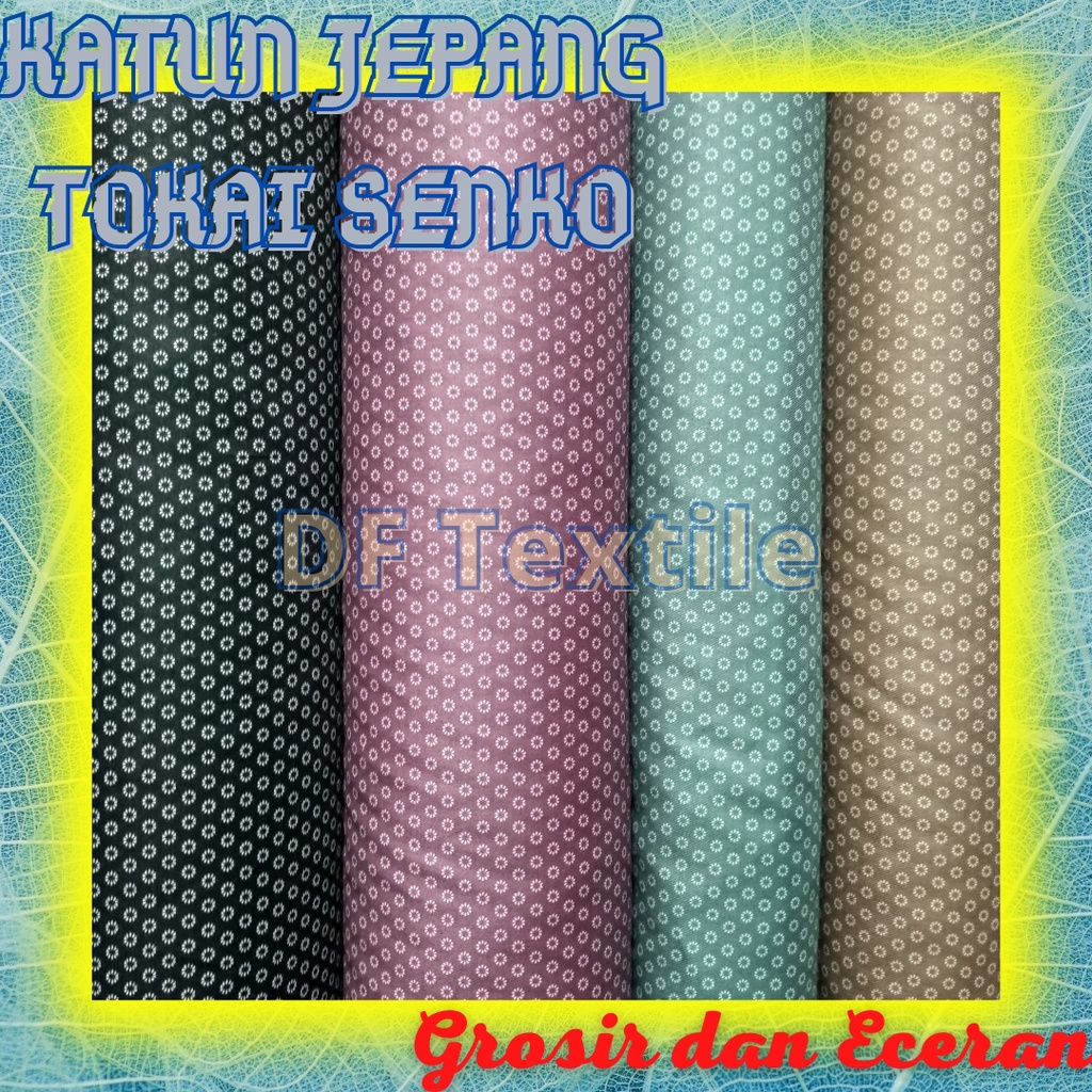 Jual Kain Katun Jepang Motif Matahari Japan Design Tokai Senko | Shopee ...