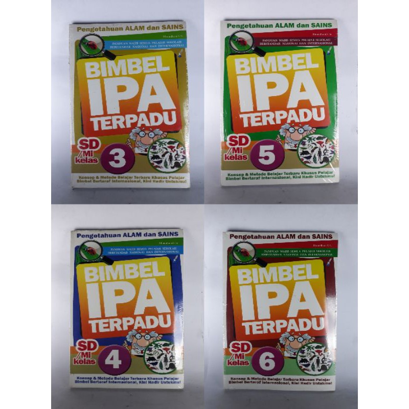 Jual BIMBEL IPA Terpadu pengetahuan alam dan Sains SD kelas 3 4 5 dan 6 ...