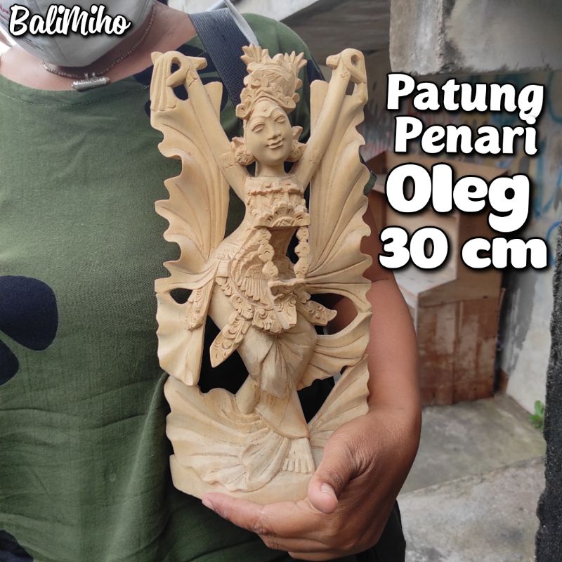 Jual Patung Penari Oleg 30 cm/Patung Penari Bali/Patung Oleg/Patung ...