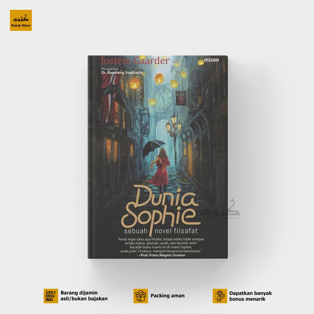 Jual Buku Novel / Dunia Sophie / Jostein Gaarder / Mizan / Best Seller / Original | Shopee Indonesia