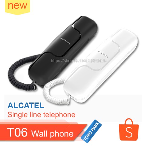 Jual Alcatel T06 Telepon Dinding Rumah Analog Single Line | Shopee ...