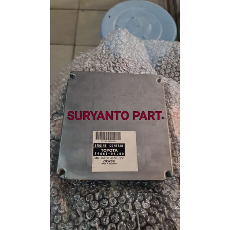 Jual Ecu Komputer Kontrol Mesin 89661-0KJ00 Toyota Hilux 1KD Original ...
