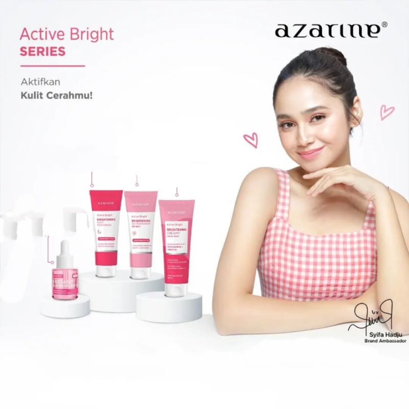 Jual AZARINE ACTIVE BRIGHT BRIGHTENING SERIES - FACIAL FOAM, DAY ...