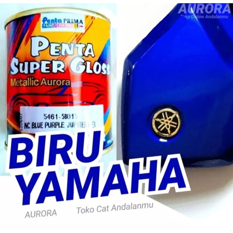 Jual Cat Kaleng Penta Super Gloss NC Blue Purple Jupiter Metallic 200ml ...
