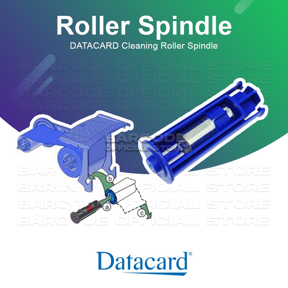 Jual SPARE PART PRINTER ID Card Datacard Spindle Poros As Roll Cleaning ...