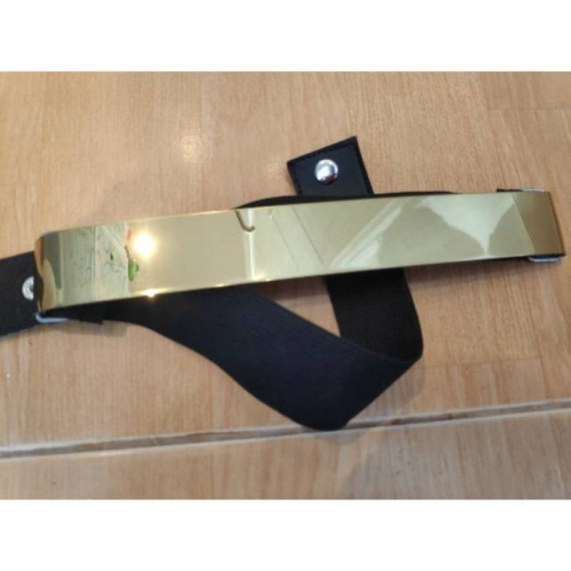 Jual Belt besi emas 2.5cm x 17cm karet melar maksimal 90cm | Shopee ...