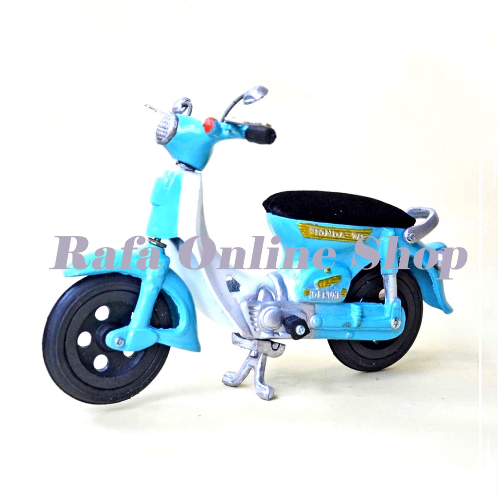 Jual Miniatur Motor Honda Pitong / Diecast Pitung Khas Malioboro C70 ...
