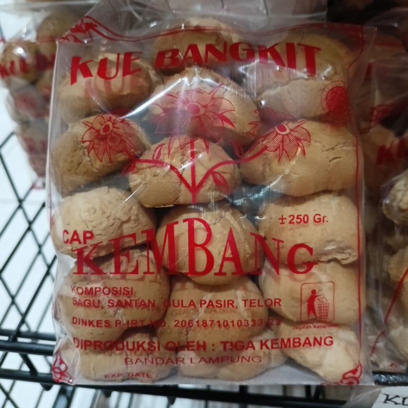 Jual Kue Bangkit Cap Kembang 250 gram Cemilan Oleh Oleh Khas Lampung ...