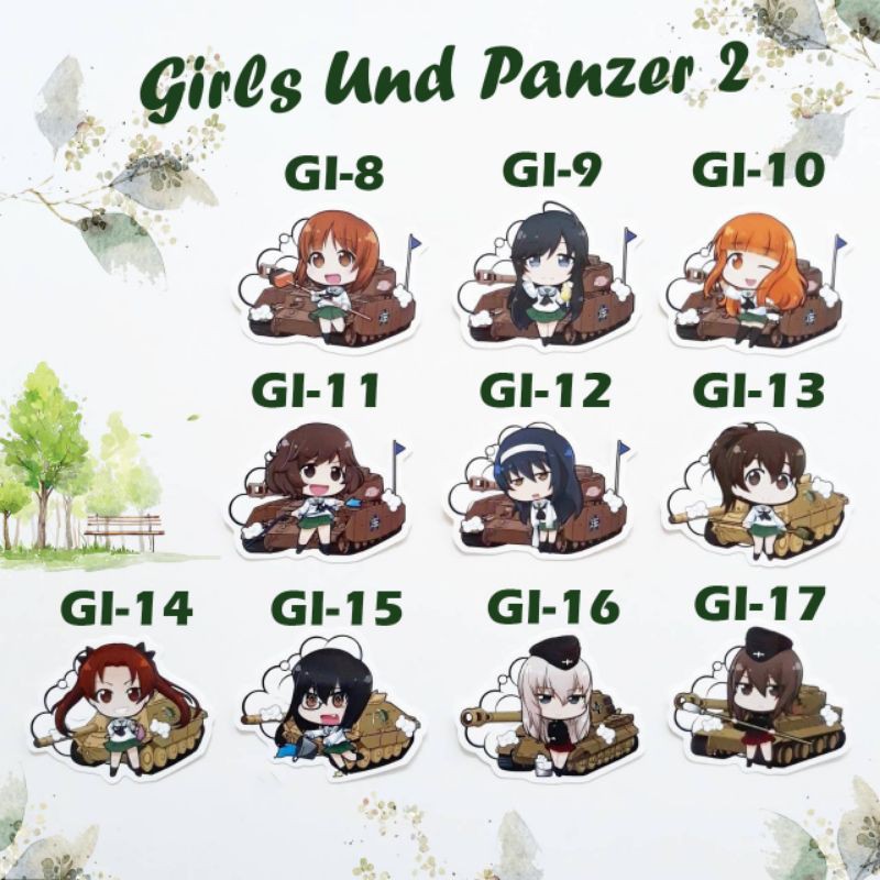 Jual Sticker Anime Girls und Panzer 2 Merchandise | Shopee Indonesia