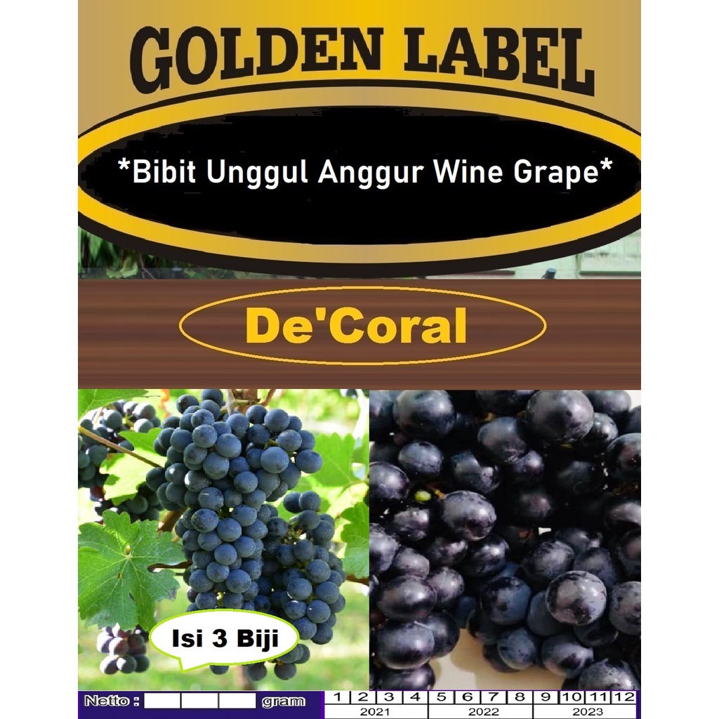 Jual Bibit Anggur Wine Grape|Benih Anggur Wine Grape|Bibit Anggur Hitam ...