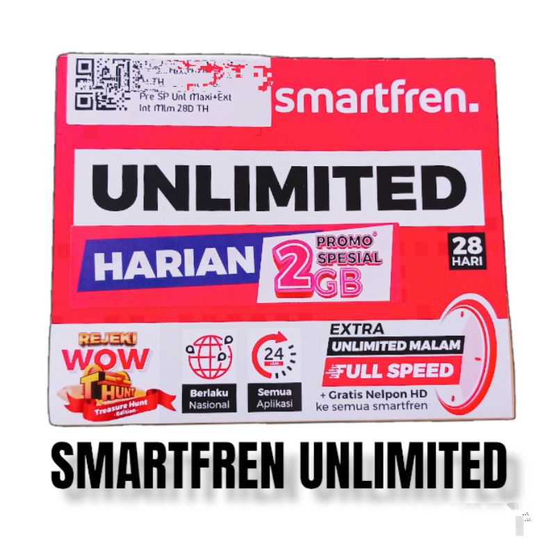 Jual Perdana Internet Smartfren Unlimited FUP 2GB 28HR | Shopee Indonesia