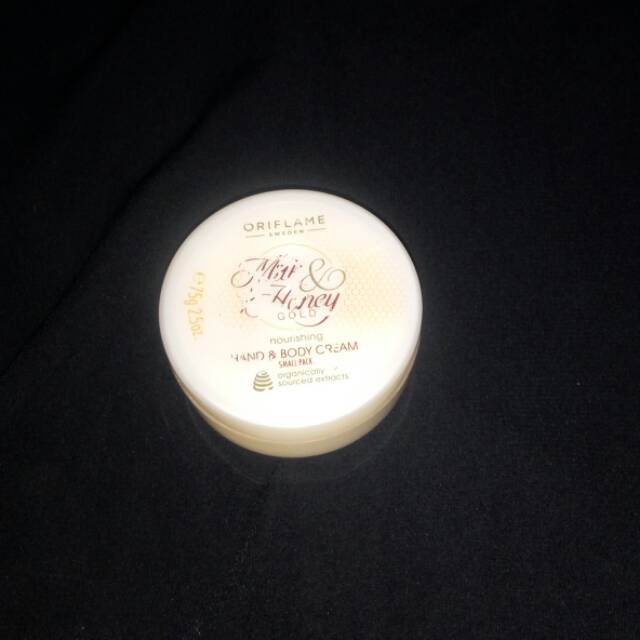 Jual Milk & Honey Gold nourishing Hand and Body Cream Small Pack 75g Oriflame | Shopee Indonesia