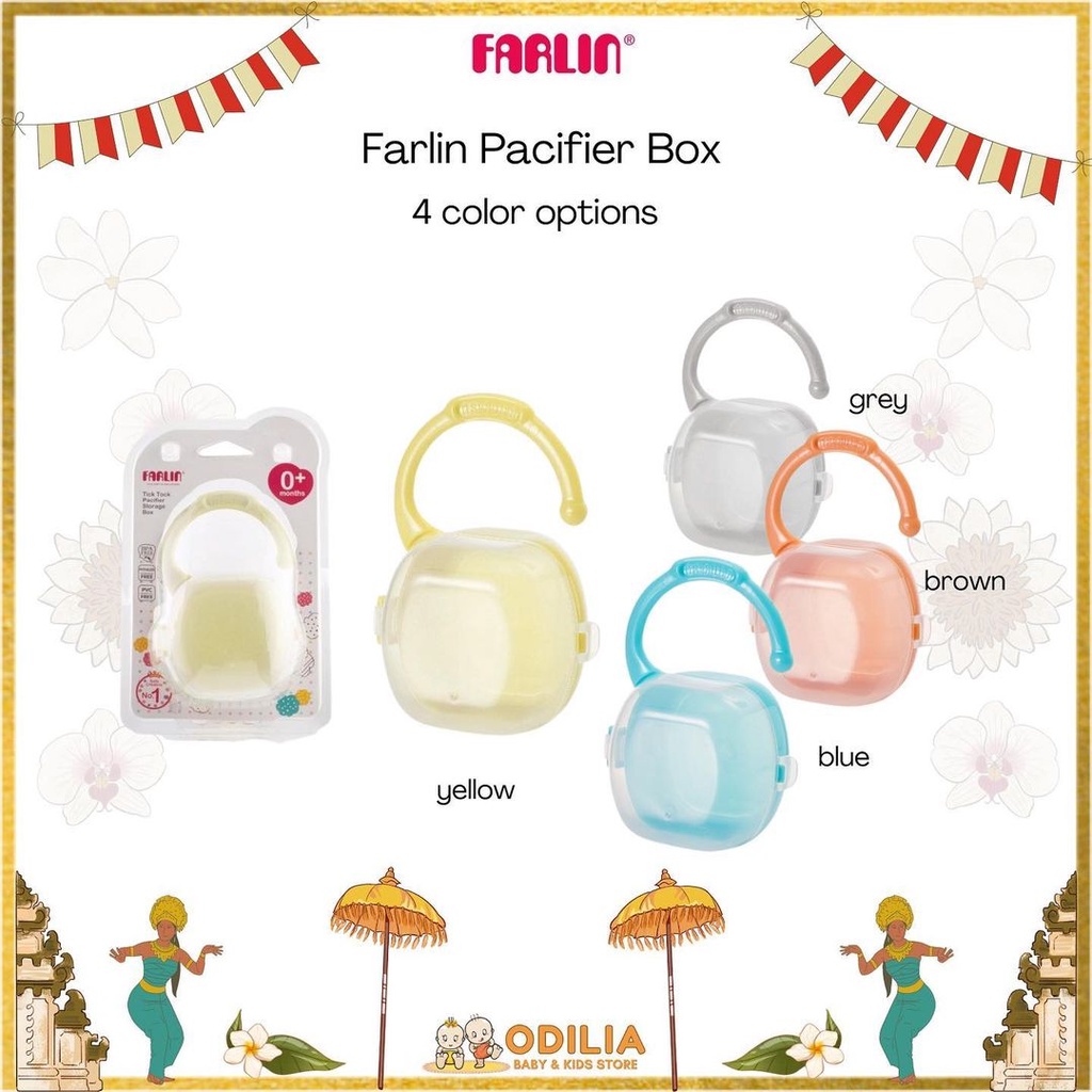 Jual Farlin Pacifier Storage Box - Tempat Box Kotak dot Empeng Anak ...