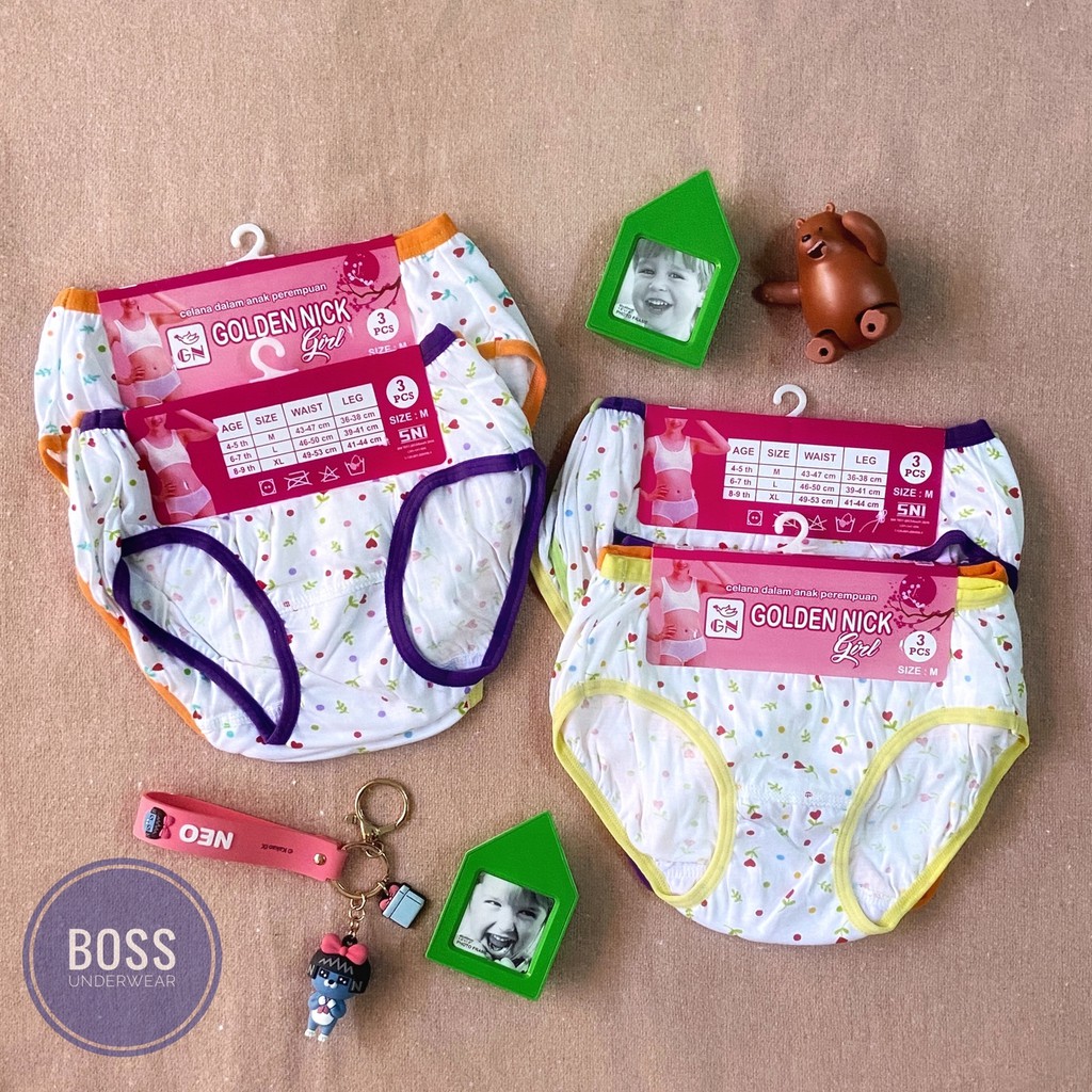 Jual [3pcs] CD Anak Motif Lucu| Celana Dalam Anak katun | Celana Dalam ...