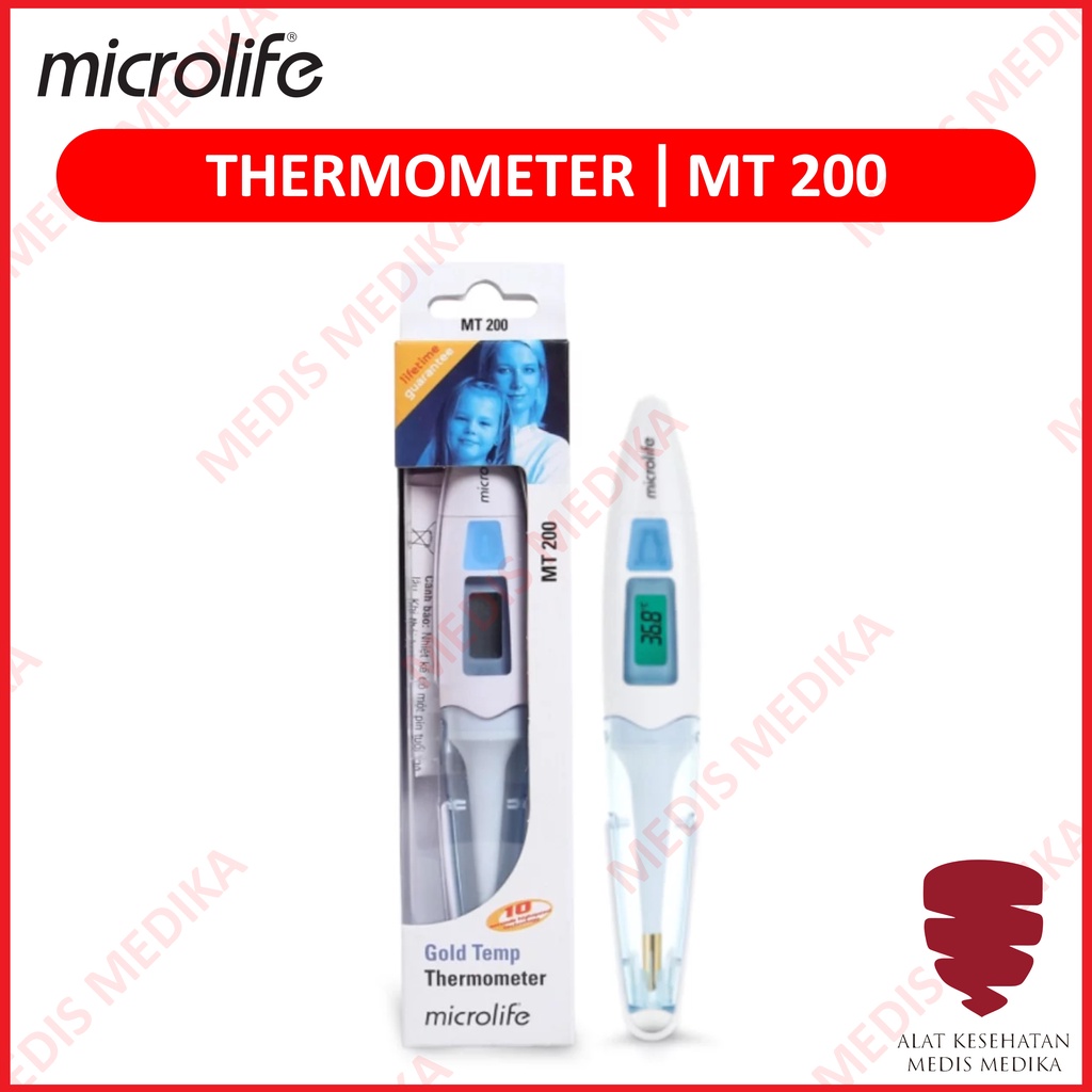 Jual Thermometer Digital Microlife MT200 Alat Ukur Suhu Badan Tubuh ...