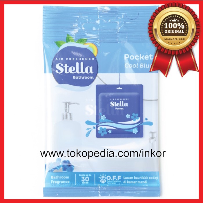 Jual STELLA BATHROOM FRESH BLUE 30 DAYS 10GR | Shopee Indonesia