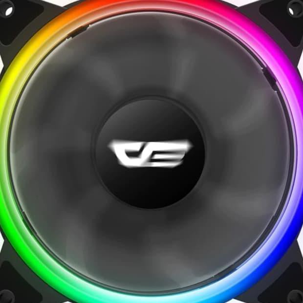 Jual aigo DR12 Pro RGB Double Ring Fan Single Pack | Shopee Indonesia