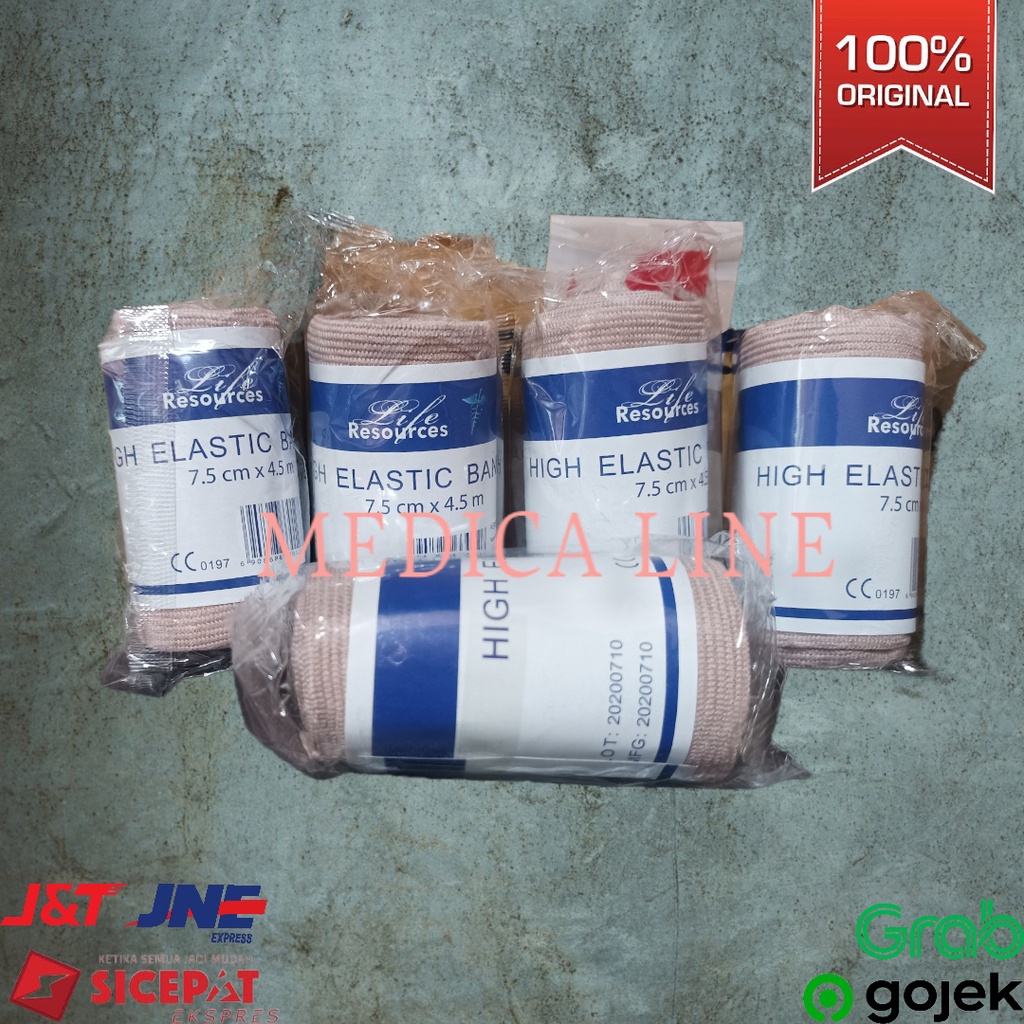 Jual Elastic Bandage 7,5cm x 4,5m (Perban Elastis) | Shopee Indonesia