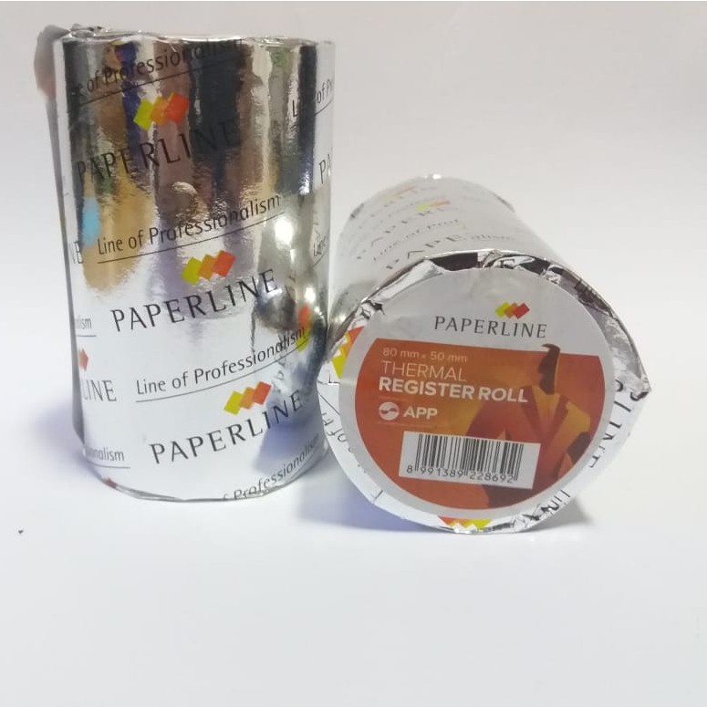 Jual KERTAS THERMAL PAPERLINE 80x50 | Shopee Indonesia