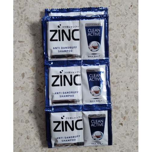 Jual SAMPO ZINC SACHET / 1 RENCENG ISI 12 / 10ML | Shopee Indonesia