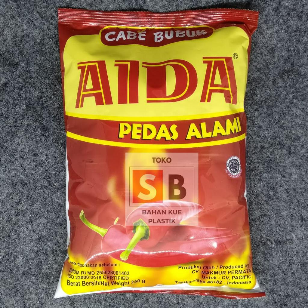 Jual AIDA CABE BUBUK 250GR/ BUMBU TABUR PEDAS 250GR/ CABAI BUBUK KERING ...