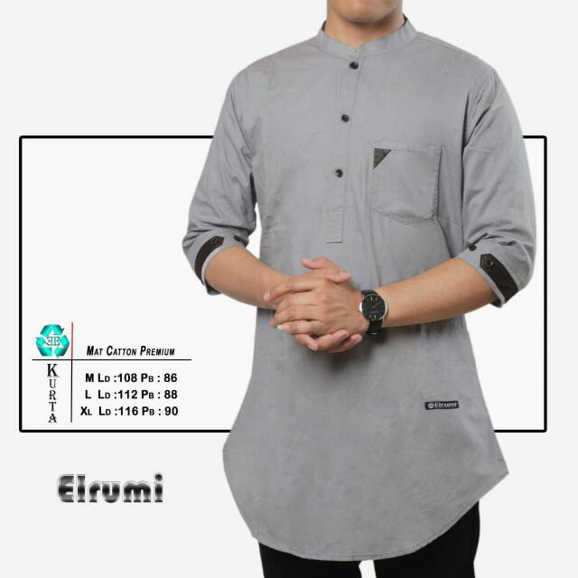 Jual KEMEJA KOKO PAKISTAN-PAKISTAN STILISH ORIGINAL EL-RUMI | Shopee ...