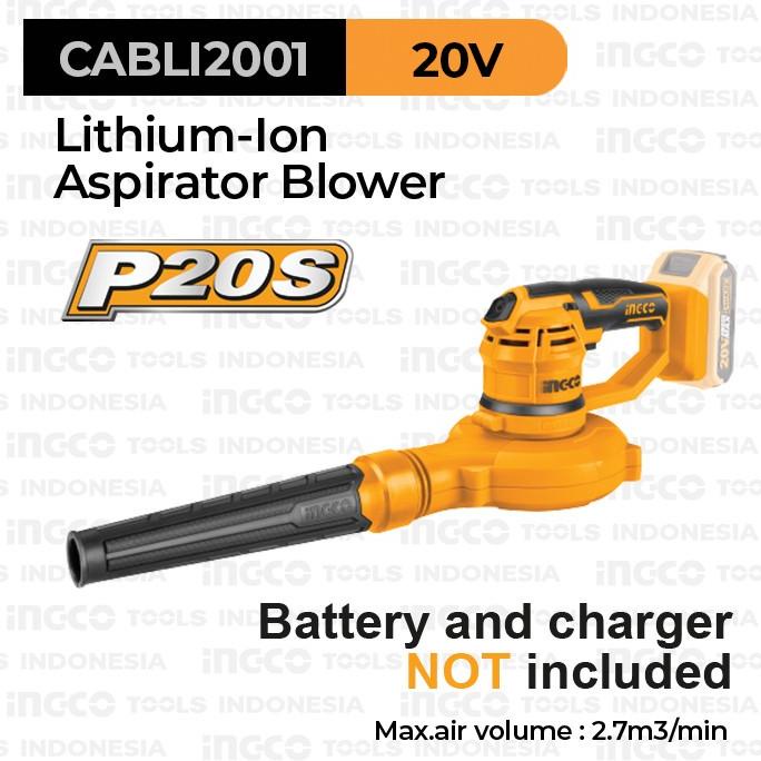 Jual Mesin Blower/ P20S Cordless Hand Blower/Aspirator INGCO CABLI2001 ...