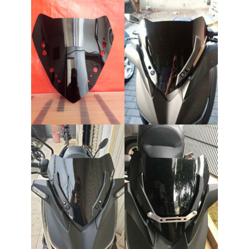 Jual windshield XMAX V2 visor XMAX V2 yamaha XMAX250 | Shopee Indonesia