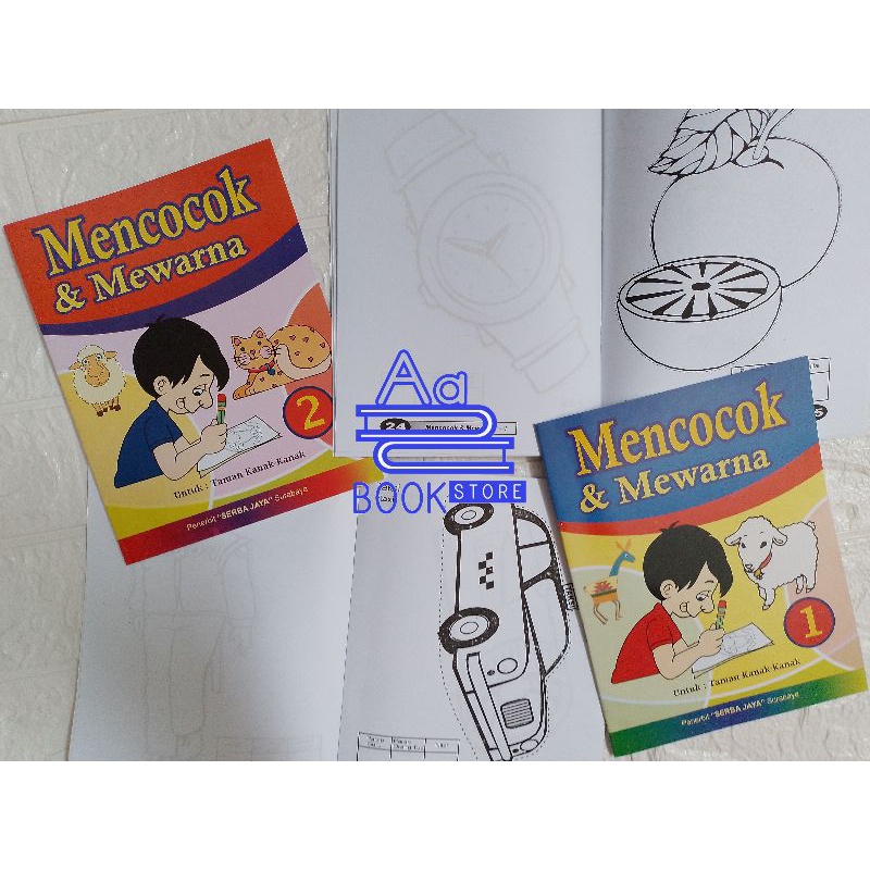 Jual BUKU MENCOCOK DAN MEWARNAI - BUKU ANAK TK PAUD - BUKU AKTIFITAS ...