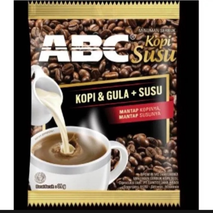 Jual KOPI ABC SUSU SACHET | Shopee Indonesia