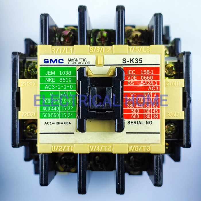 Jual MAGNETIC CONTACTOR SK-35 220VAC | Shopee Indonesia