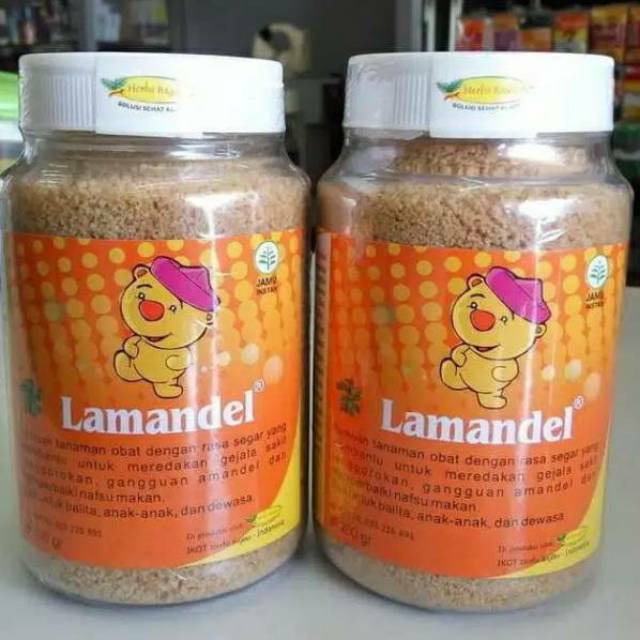 Jual Lamandel Kemasan 200gram Original - Obat Amandel BPOM ( kemasan ...