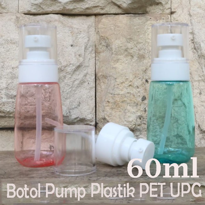 Jual Botol Pump/Spary 60ml Botol plastik Pump Botol Plastik Spray Botol ...