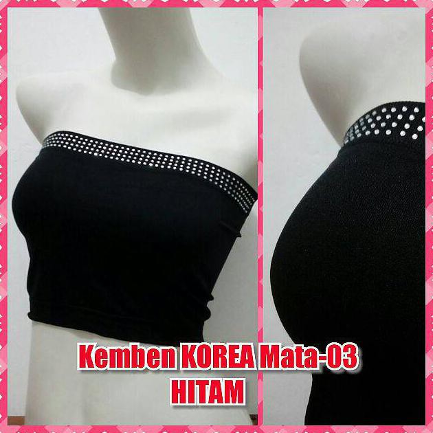 Jual Kemben KOREA Mata-03 HITAM | Shopee Indonesia