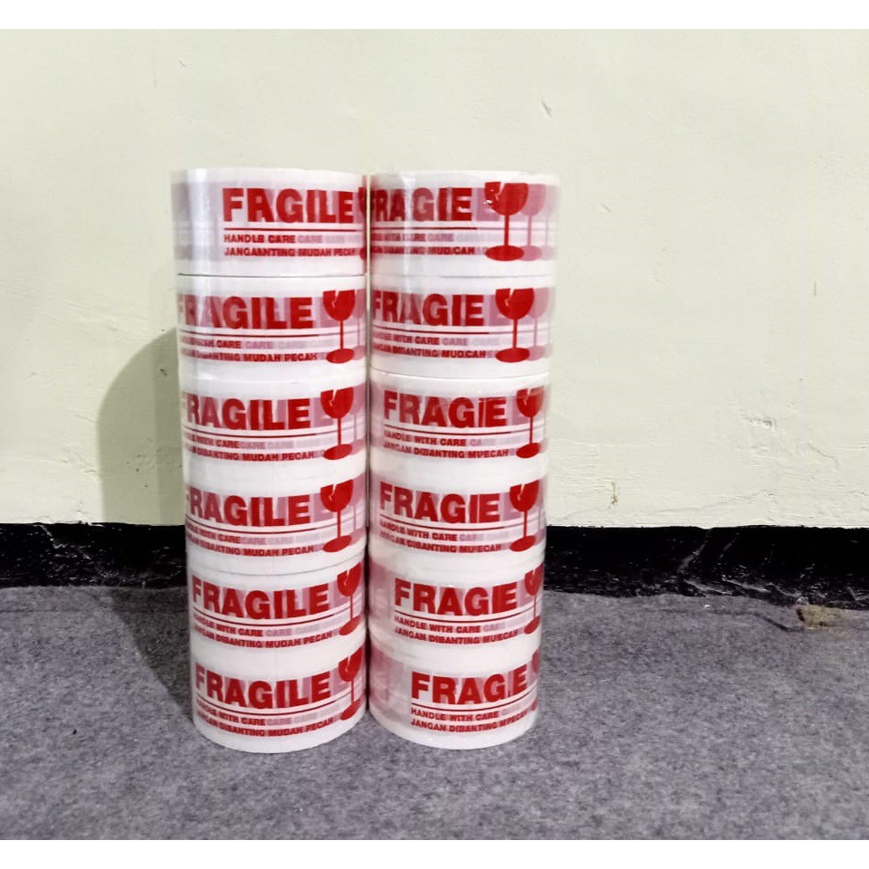 Jual Lakban Fragile Putih | Shopee Indonesia