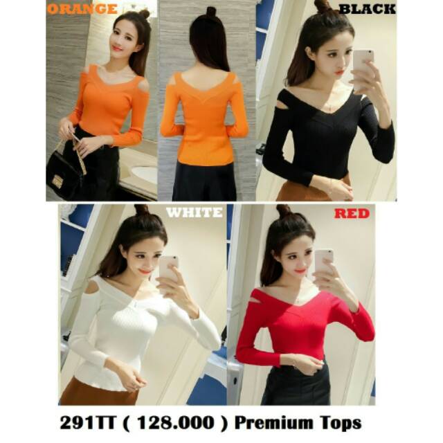 Jual 291TT ( 128.000 ) Premium Tops, Material Knit Fabric, Bust 83 ...