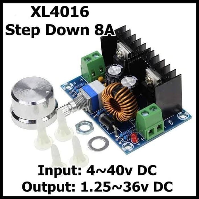 Jual XL4016 Step Down 8A Power Supply Volt Ampere DC LED Aki Solar Tegangan | Shopee Indonesia