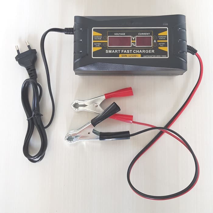 Jual Promo Alat Cas Aki Accu Charger mobil, motor, truk Aki 20Ah-100Ah ...