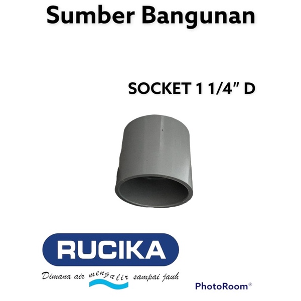 Jual SOCKET (D) RUCIKA / SAMBUNGAN PIPA AIR / PENYAMBUNG PIPA PERALON ...