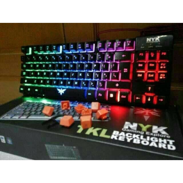 Jual JUAL keyboard gaming NYK K-01 TKL RGB gaming keyboard NYK K01 ...