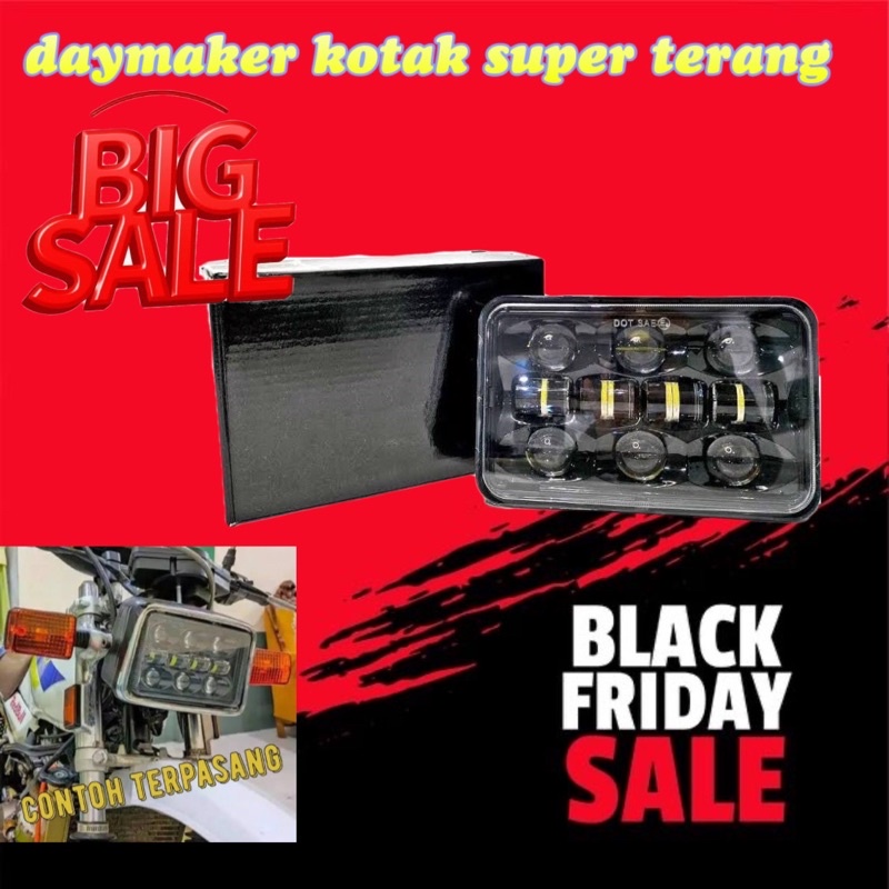 Jual Daymaker Kotak Dus Hitam GL100/WIN/PRO/MAX/KING/TS,DOT SAE ...