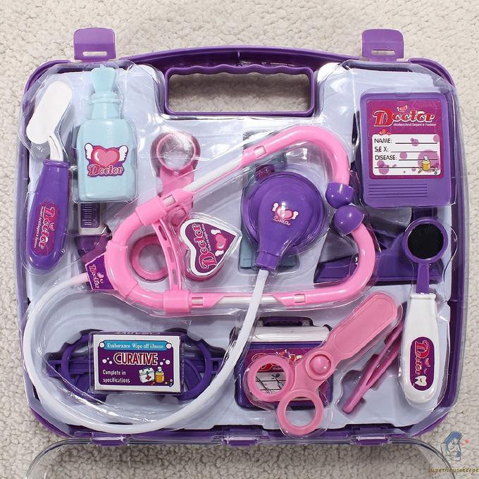 Jual Mainan Anak Set Alat Medis Bermain Peran Dokter Perawat Tokokomit ...