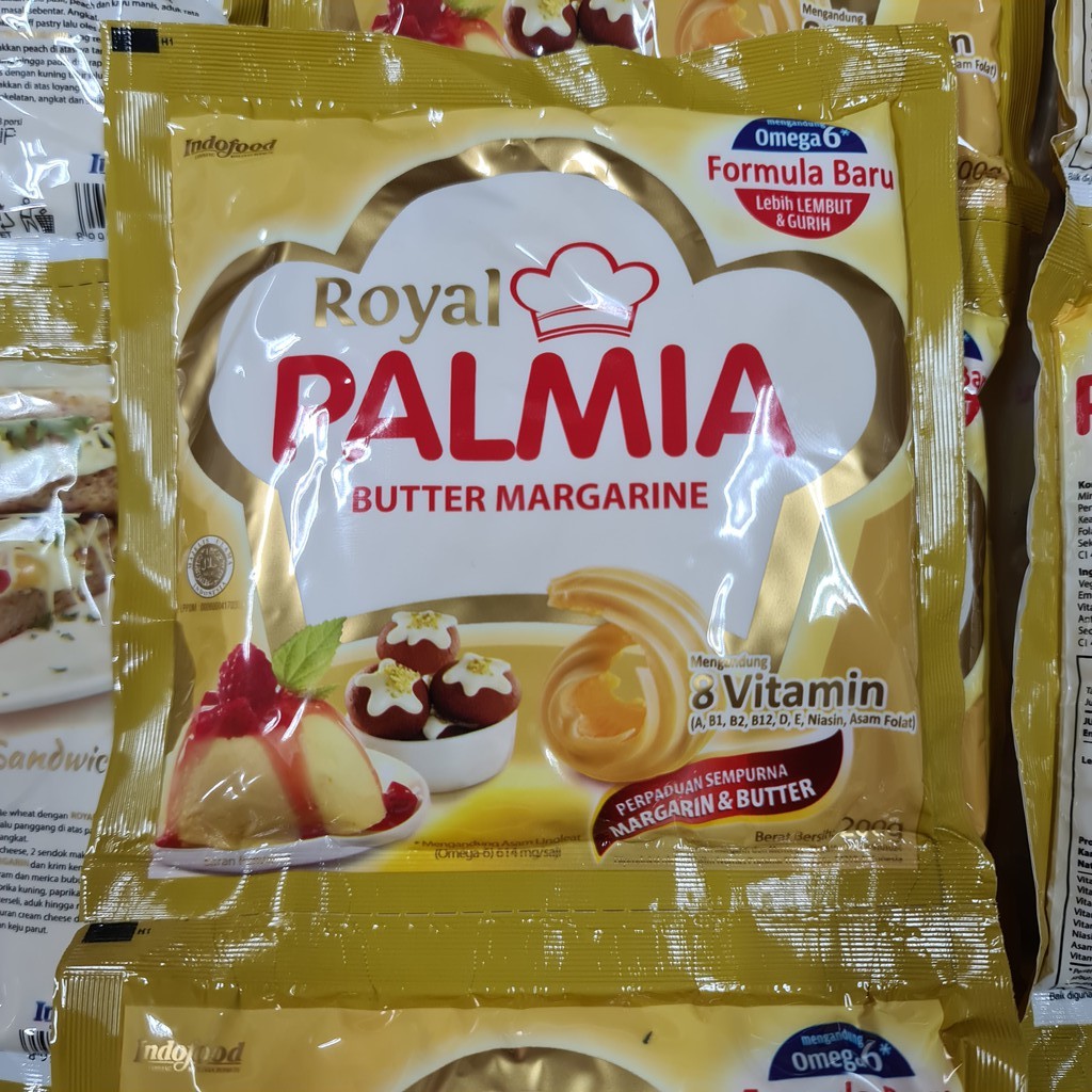 Jual Margarine ROYAL PALMIA 200gr sachet butter & margarin blend ...