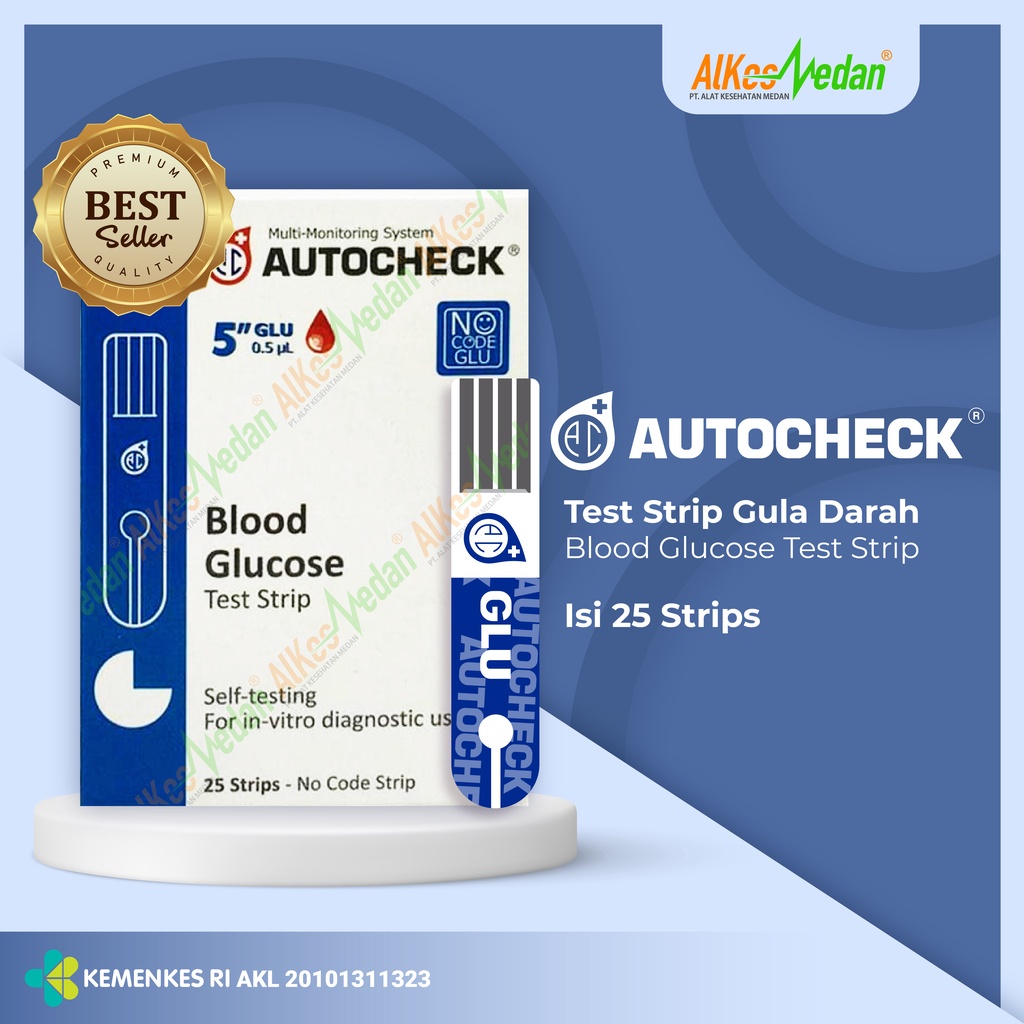 Jual STRIP GULA AUTOCHECK REFILL GLUCOSE AUTO CHECK | Shopee Indonesia