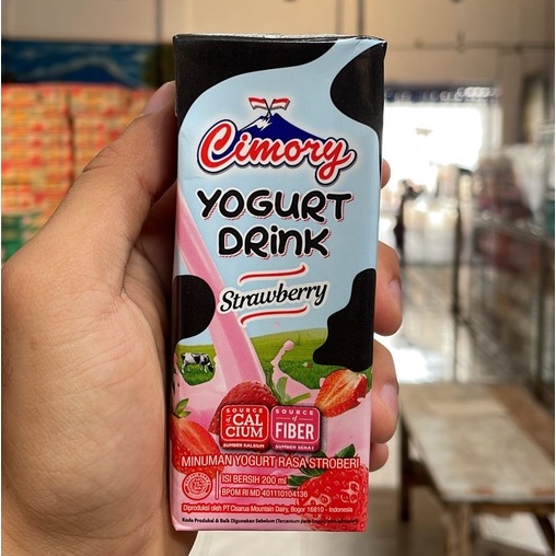 Jual YOGURT CIMORY STRAWBERRY BLUEBERRY ORIGINAL 200 ml | Shopee Indonesia