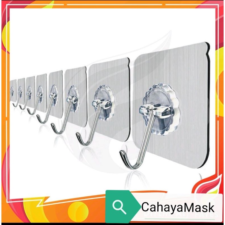 Jual Gantungan Tempel Hook Dinding | Shopee Indonesia